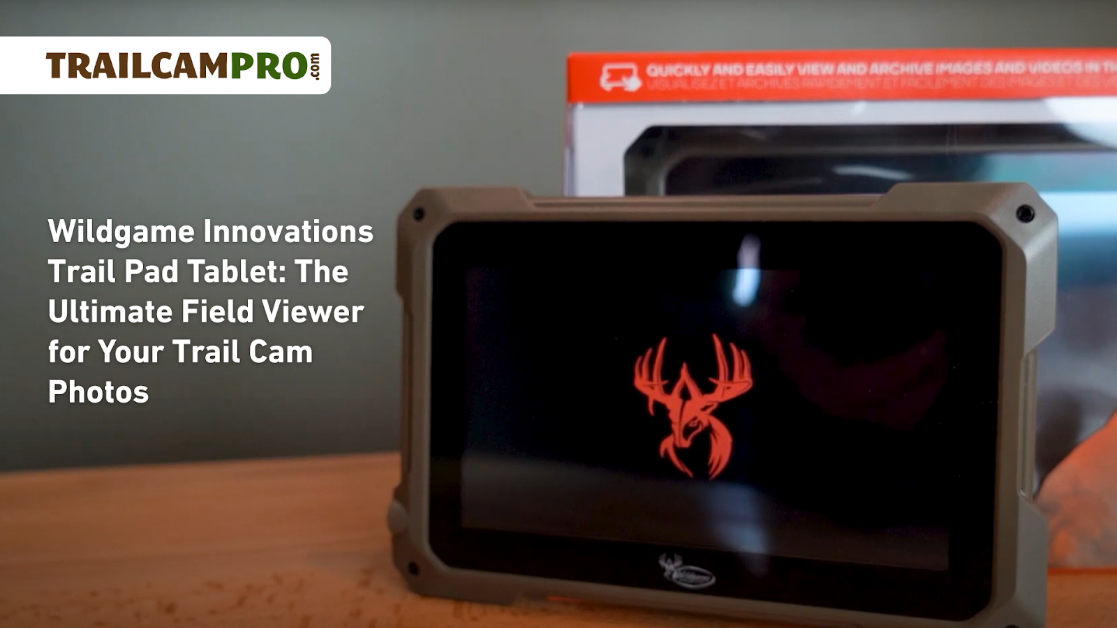 Wildgame Innovations Trail Pad Tablet: The Ultimate Field Viewer for Y