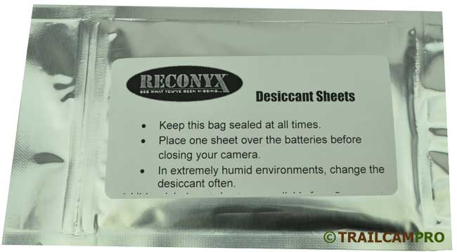Reconyx Desiccant Sheet - 10 Pack | Trailcampro